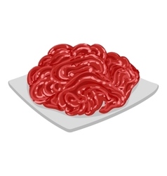 Mince meat Royalty Free Vector Image - VectorStock