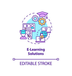 Creative school learning center logo designs Vector Image