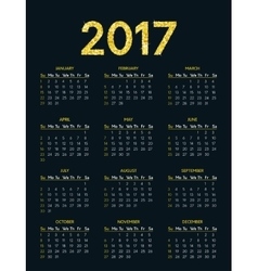 Emo calendar 2011 Royalty Free Vector Image - VectorStock