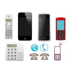 Set of houseplants in pots Royalty Free Vector Image