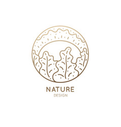 Spruce forest logo Royalty Free Vector Image - VectorStock