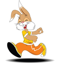 Quick rabbit Royalty Free Vector Image - VectorStock