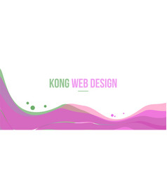 Abstract header website modern and simple design Vector Image