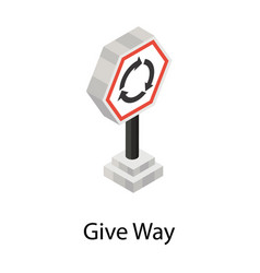 Circular intersection Royalty Free Vector Image