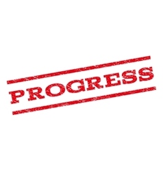Progress Watermark Stamp Royalty Free Vector Image