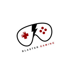 Game guru - master gamer video theme logo Vector Image