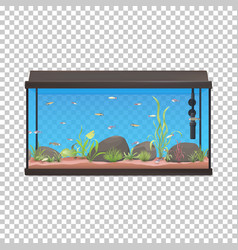 Fish tank Royalty Free Vector Image - VectorStock
