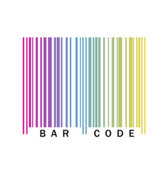 Barcode and be unique text Royalty Free Vector Image