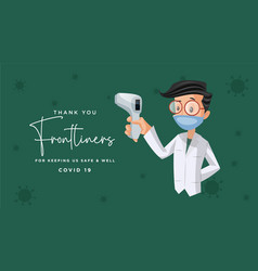 Thank you frontliners for keeping us safe and well