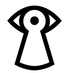 Spy sign Royalty Free Vector Image - VectorStock