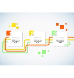 3d progress background Royalty Free Vector Image