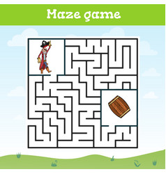 Letter maze r this worksheet helps kids recognize Vector Image