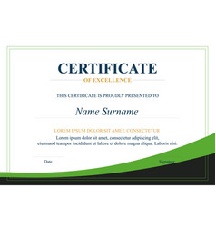 Creative certificate appreciation award Royalty Free Vector