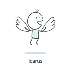 Icarus Royalty Free Vector Image - VectorStock