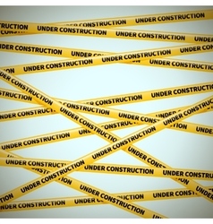 Red warning tape do not cross line caution Vector Image