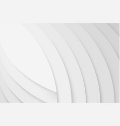White abstract curve background template Vector Image