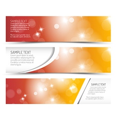 Spring horizontal banners Royalty Free Vector Image