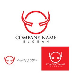 Animal horns sticker set Royalty Free Vector Image