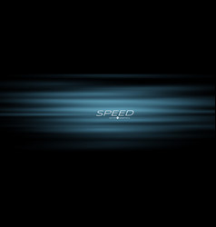 Blue speed motion lines background Royalty Free Vector Image