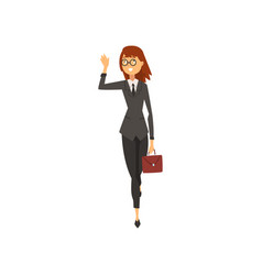 Business woman in office style clothes Royalty Free Vector