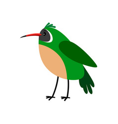 Cartoon peacock bird icon Royalty Free Vector Image
