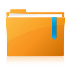 Pixel perfect folder icon Royalty Free Vector Image