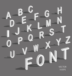 Wooden cube with letters abc Royalty Free Vector Image