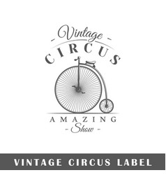 Set of vintage circus labels Royalty Free Vector Image