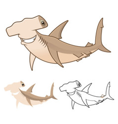 Hammerhead shark Royalty Free Vector Image - VectorStock