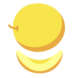 Dragon fruit flat simple Royalty Free Vector Image