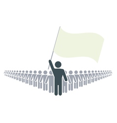 Leader speaker Royalty Free Vector Image - VectorStock