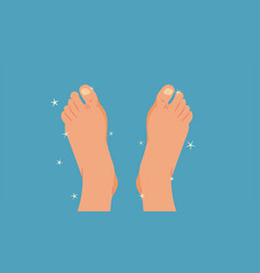Cartoon legs hands leg in boots and gloved hand Vector Image