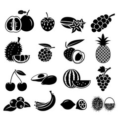 Waste types icon set Royalty Free Vector Image