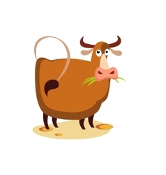 Cow flat Royalty Free Vector Image - VectorStock