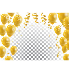 Bright holiday balloons isolated Royalty Free Vector Image