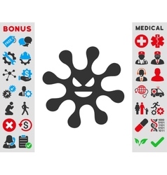 Speak no evil emoji black concept icon Royalty Free Vector