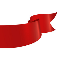 Gold ribbon tail composition Royalty Free Vector Image