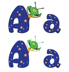 Unknown alphabet alien hieroglyphics symbols Vector Image