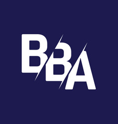 Monogram letters initial logo design azr Vector Image