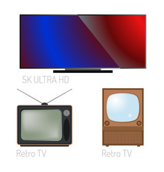 Tv screen retro monitor template electronic device
