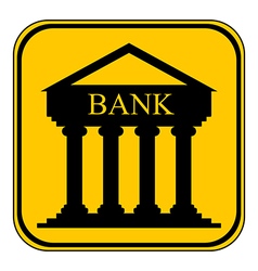 Bank button Royalty Free Vector Image - VectorStock