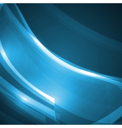 Abstract shiny color wave design element Vector Image