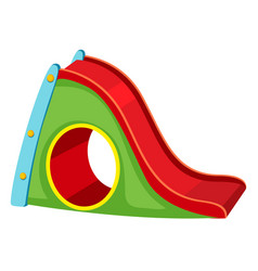 A slide on white background Royalty Free Vector Image