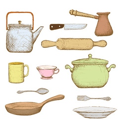 Cooking set Royalty Free Vector Image - VectorStock