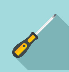 Screwdriver icon cartoon style Royalty Free Vector Image