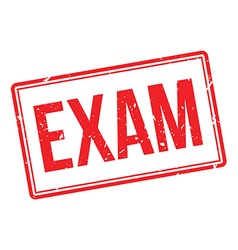 Exam rubber stamp Royalty Free Vector Image - VectorStock