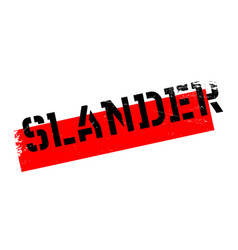 Slander rubber stamp Royalty Free Vector Image