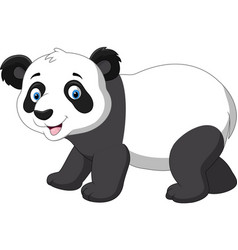 Cute panda cartoon Royalty Free Vector Image - VectorStock