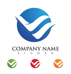 Water logo template Royalty Free Vector Image - VectorStock