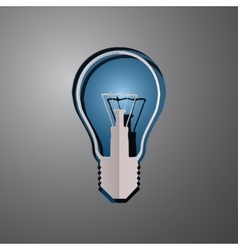 Paper bulb Royalty Free Vector Image - VectorStock